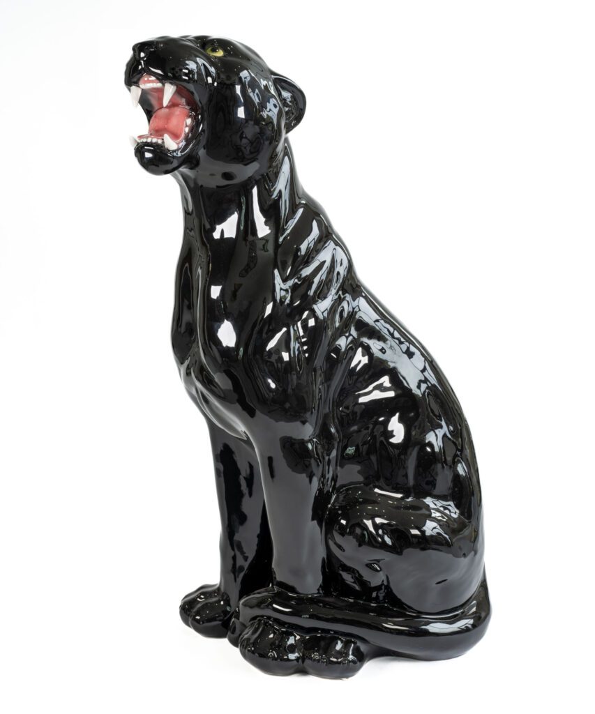 Coco 86cm Ceramic Panther