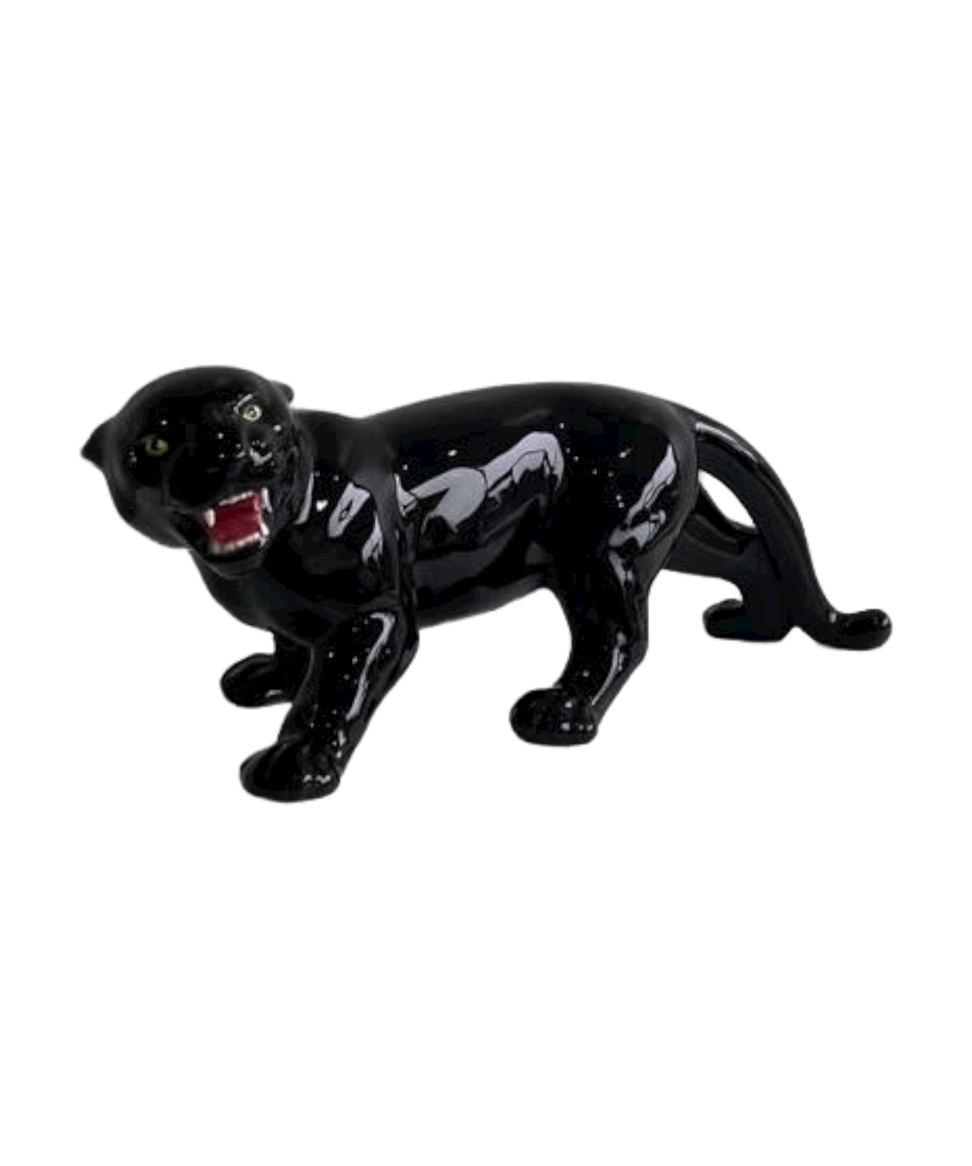 Coco 43cm Ceramic Crouching Panther